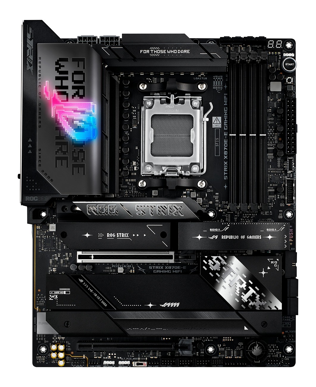 Pllake meme ASUS ROG Strix X870E-E Gaming WiFi, AMD X870E, Socket ...