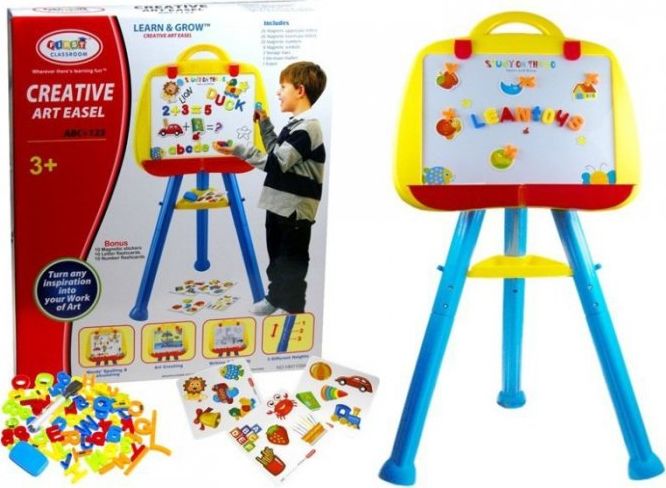 Tabele magnetike Lean Toys, e madhe, me shkronja dhe numra | GjirafaMall